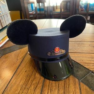 Disney | Accessories | Rare Disney Parks Blue Mickey Mouse Ears Red Car ...